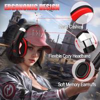 China 7.1 Gaming Headphones with Mic and RGB Light Frequency Range 15 Hz-20KHz PS4 Audifonos for sale