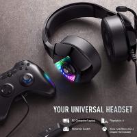 China PS4 Gaming Headset Wired G9000 LED Noise Canceling Headphones with Mic RGB Light for sale
