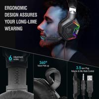 China Bengoo G9000 Stereo Wired Over Ear Gaming Headset With RGB Light For PC PS5 for sale