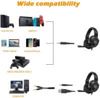 China Audifonos Para PC Dynamic Gaming Headset With RGB And Noise Cancelling Stereo Headphones for sale