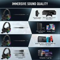 China Bengoo G9000 71 Noise Cancelling PC Gaming Headset With RGB Mic Custom Logo for sale