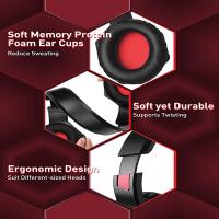 China Custom Logo LED RGB Gaming Headset Over Ear Gaming Headphones For PC And PS4 for sale