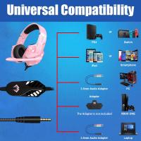 China Free Sample Laptop Custom Gaming Headsets For Turtle Beach Casque 50mm Driver LED Mic 2.2M Cord for sale
