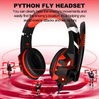 China LED Light Wired Over The Ear Noise Cancelling Headphones With Microphone For Xbox for sale