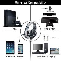China PS4 PS5 Xbox PC Onikuma F9 Wired Gaming Headset With 50mm Driver Microphone RGB Light for sale