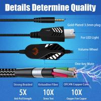 China Free Shipping 3.5mm PS5 7.1 USB RGB Gaming Headset Over Ear With Mic For Xbox for sale
