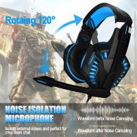 China PS4 Gaming Headsets G9000 Pro Gamer Audifonos Headphones with Mic Volume Control for sale