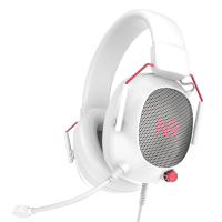 China 7.1 PS4 Onikuma Pink RGB Gaming Headset For PC AAC Codecs Noise Reduction Free Shipping for sale