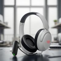 China Type-c White Plastic Wireless Gaming Headsets 7.1 Surround Bluetooth Gaming Headset for sale