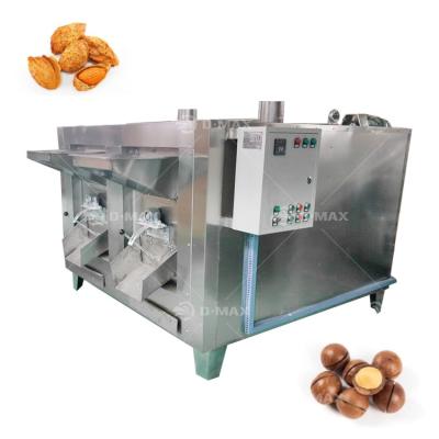 China 600 KG Melon Seed Grain Roasting Machine with 1.1kw Industrial Electromagnetic Heating for sale
