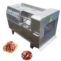 China High Slicing Efficiency Meat Slicer Machine for Frozen Pork Beef Chicken Duck Breast for sale