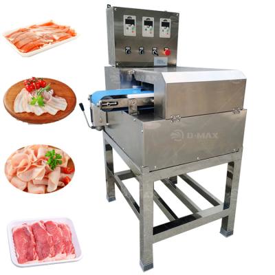 China Easy Operation Frozen Meat Slicer Machine for Pork Meat and Chicken Breast Slicing for sale