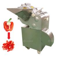 China Automatic Vegetable Cutting Machine Spinach Parsley Lettuce Cutter Chopper Slicer Dicing for sale