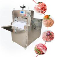 China Versatile 0.1-5mm Cutting Size Frozen Mutton Beef Meat Slicing Machine for Commercial for sale
