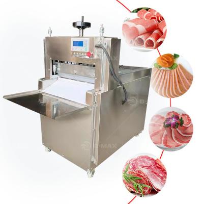 China Customize Cutting Size Meat Roll Cutter Machine for Frozen Mutton Beef Roll Cutting for sale
