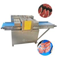 China Raw Material Automatic Chicken Breast Slice Cutting Machine for Fresh Meat Slicing for sale