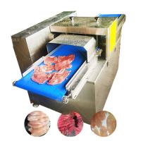China Fresh Meat Slicing Machine with Adjustable Cutting Thickness and 40CM Width Belt for sale
