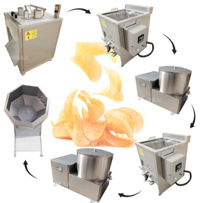 China 180 KG Semi Automatic Potato Chips Production Line for Frozen French Fries Processing for sale