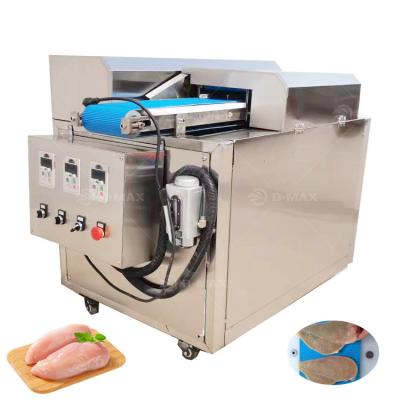 China Conveyor Type 0.75KW Chicken Breast and Beef Shredder for Small Capacity Meat Slicing for sale