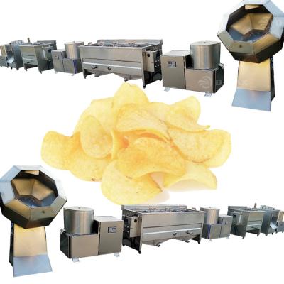 China High Productivity Potato Chips Frying Production Line for Fired French Fries for sale