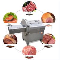 China Automatic Stainless Steel Frozen Beef Pork Meat Steak Cutting Slicing Machine for Slicing for sale