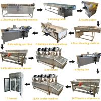 China French Fries Production Line Good Performance Frozen Potato Chips Making Machine for sale