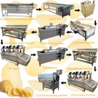 China French Fries Production Line Good Performance Frozen Potato Chips Making Machine for sale