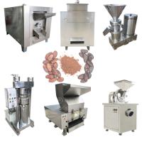 China Fully Automatic Cocoa Bean Cacao Nibs Production Line for Making Butter Liquor Powder for sale