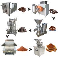 China Electric Heating Cocoa Bean Shelling Nibs Grinding Machine Processing Line for High Output for sale