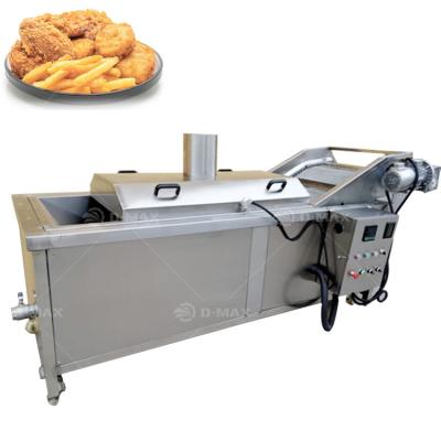 China Churro/ Potato Chips/ French Fries Continuous Fryer Machine with Electricity Heating for sale