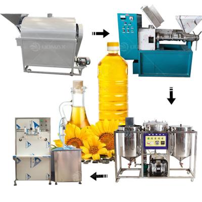 China Sunflower Coconut Palm Sesame Olive Oil Making Machine with High Oil Output Advantage for sale