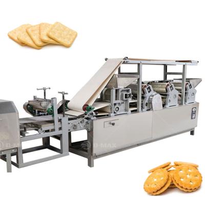China High Productivity Biscuit Making Machine Automatic Biscuit Production Line 28x0.7x1.3m for sale