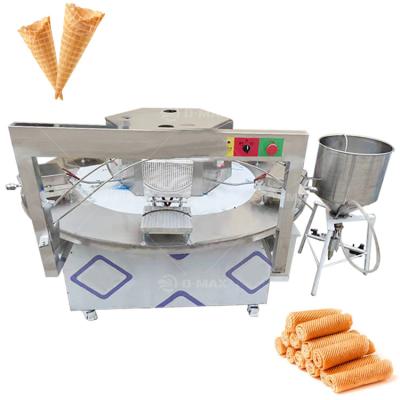 China Easy Operation Waffle Cone Making Crepe Machine for Automatic Stroopwafel Production for sale