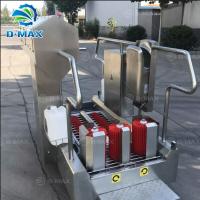 China Fuel Electric Electric Roller Brush Boots Hygiene Station Pass Through Washing Machine for sale