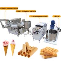 China 10000 Power Source Egg Roll Making Machine for Crispy Wafer Sticks and Ice Cream Cones for sale