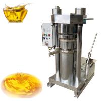 China Horizontal Hydraulic Castor Walnut Oil Pressing Machine 12kg/h with Large Capacity for sale