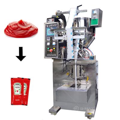 China High Digital System Vertical Sachet Liquid Packing Machine for Mayonnaise Chocolate for sale