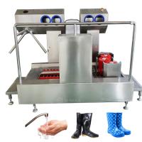 China Hands Shoes Cleaning Type Boot Washer Machine for Footwear Sanitization and Disinfection for sale