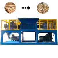 China Customized Wood Double Shaft Shredder Machine for Eco-Friendly Scrap Waste Disposal for sale