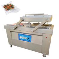 China Food and Vegetable Double Chamber Vacuum Packing Machine with Adjustable Seal Width for sale