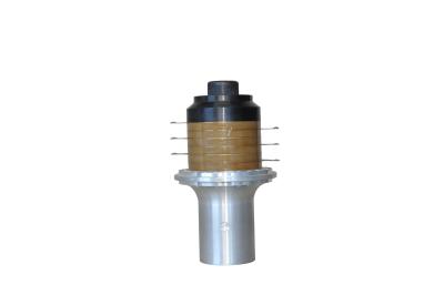 China 2000W 20kHz Ultrasonic Welding Transducer with 6 PZT Ceramic Discs 30mm for sale