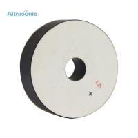 China Piezo Piezoelectric Ceramic Ring Ultrasonic Transducer 50mm 35mm P83 34.8kHz for sale