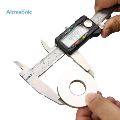 China Factory Customizable 40x15x5 mm Ring PZT4/5/8 Piezoelectric Ceramic for Ultrasonic Transducer Sensor for sale
