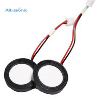 China 25mm Low Frequency Atomizer Ceramic Sheet Disk 108KHz 115KHz Piezoelectric for sale