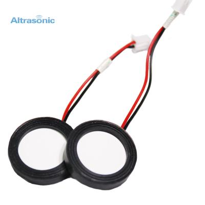 China 25mm Low Frequency Atomizer Ceramic Sheet Disk 108KHz 115KHz Piezoelectric for sale
