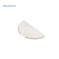 China 25mm Ultrasonic Fetal Doppler Monitor Piezo PZT Ceramic Material Semi Disk 2.5MHz for sale