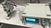 China Mobile ultrasonic sealer and Cutting Machine for Polyester / Nylon Materials for sale