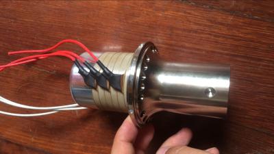 China 20 kHz 2000W Air Cooled Piezoelectric Ultrasonic Converter 6 Ceramics Replacement Branson 902 922 for sale