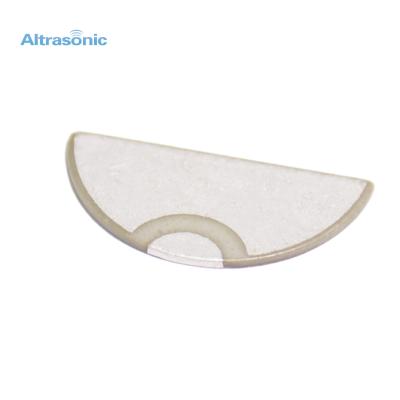 China Semicircle Ultrasonic Transducer Ceramic Sheet Disk 2.5MHz for Fetal Doppler Monitor for sale