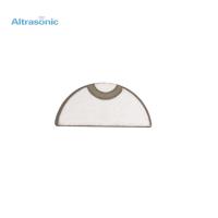 China Semicircle Ultrasonic Transducer Ceramic Sheet Disk 2.5MHz for Fetal Doppler Monitor for sale